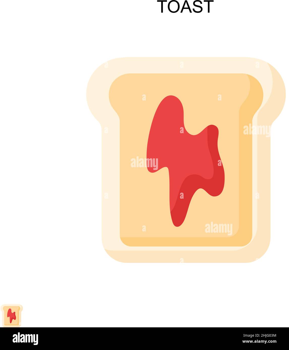 Toast butter symbol hi-res stock photography and images - Alamy