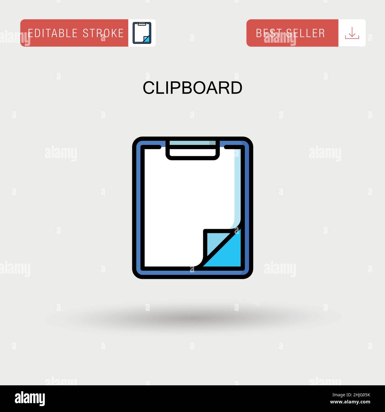 Clipboard Simple vector icon Stock Vector Image & Art - Alamy