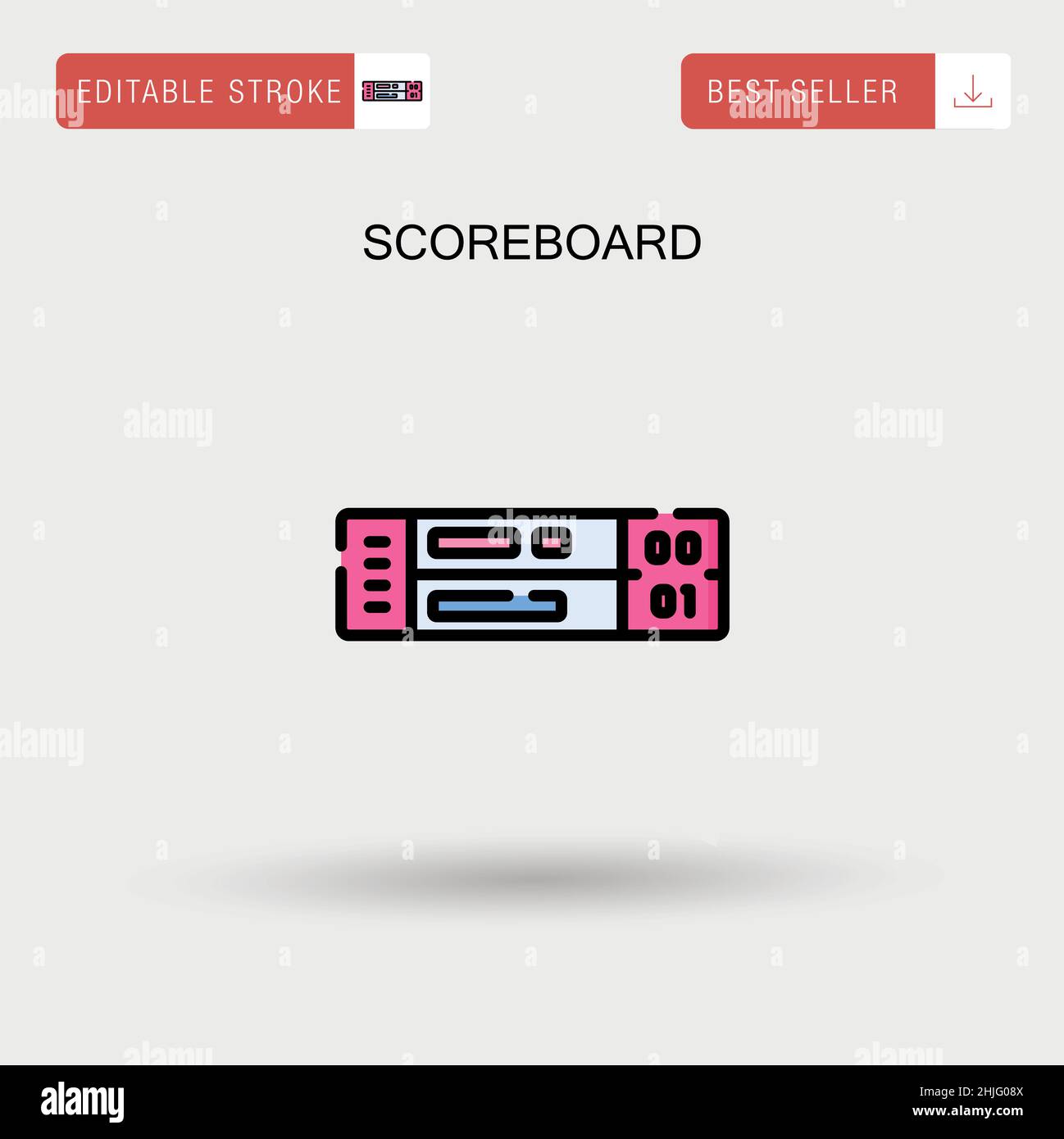 Soccer match scoreboard display goal hi-res stock photography and ...