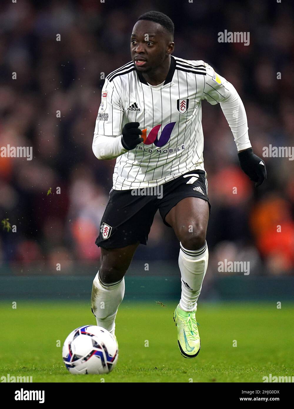 Fulham's Neeskens Kebano during the Sky Bet Championship match at ...