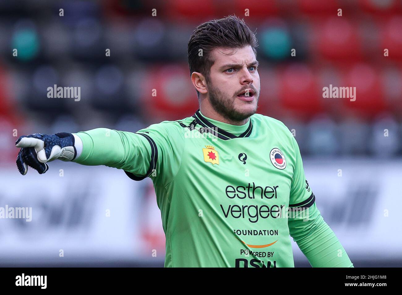 ROTTERDAM, NETHERLANDS - JANUARY 29: Stijn van Gassel of Excelsior ...