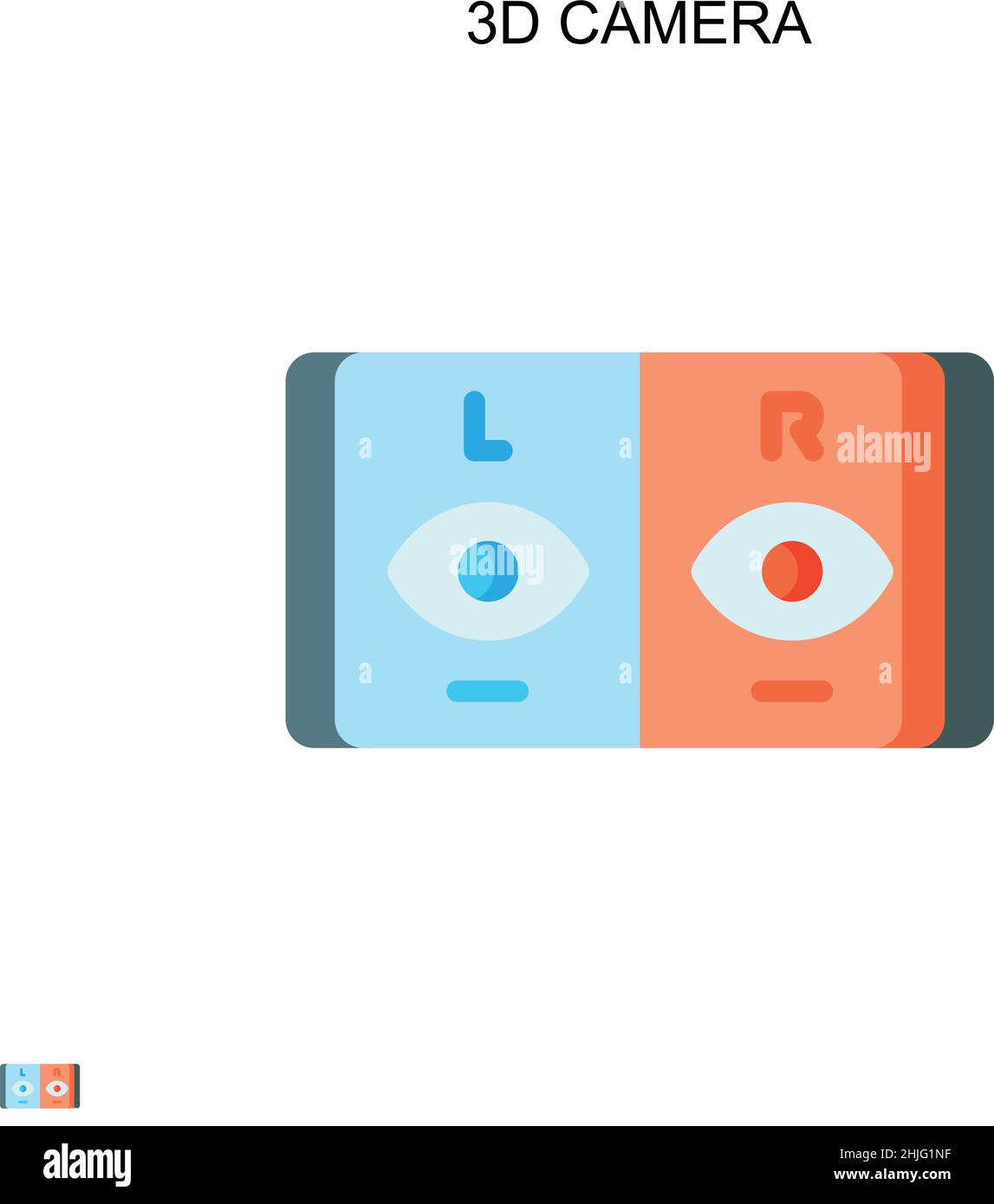 Caméra illustration 3d hi-res stock photography and images - Alamy