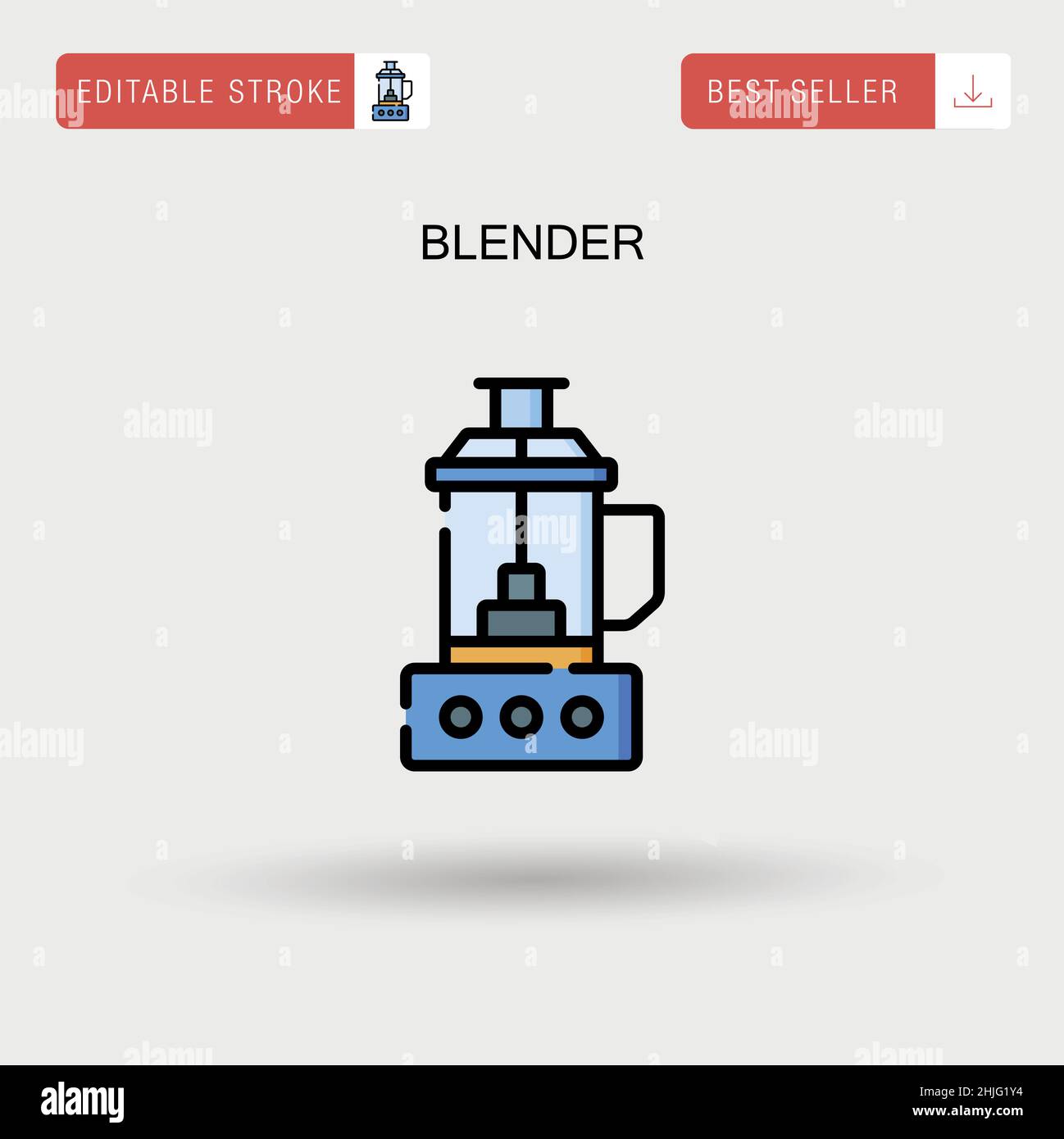 Blender Simple vector icon Stock Vector Image & Art - Alamy