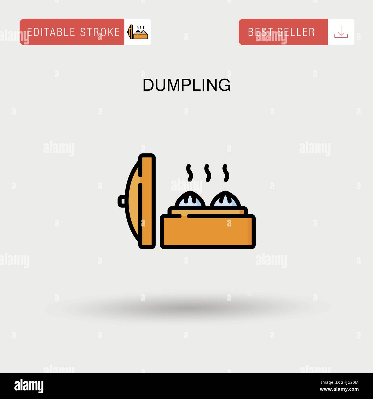 Chinese dumpling traditional food Stock Vector Images - Alamy