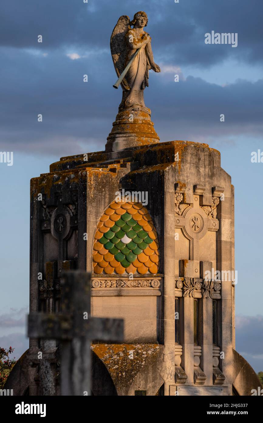 Modernist mausoleum of the Bestard family, 19th century, Santa Maria ...