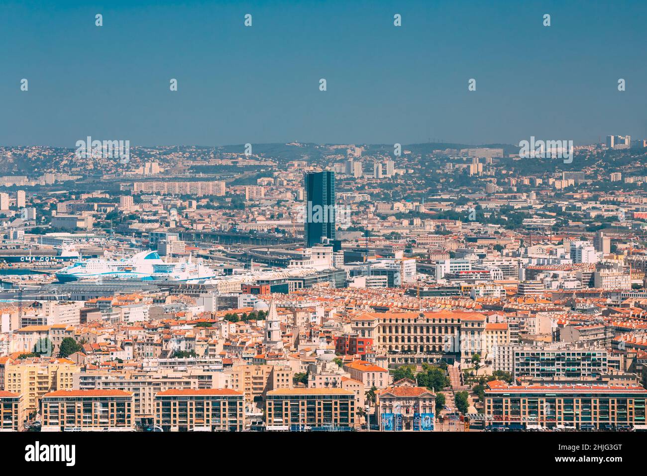Cityscape of Marseille, France. Urban background Stock Photo - Alamy