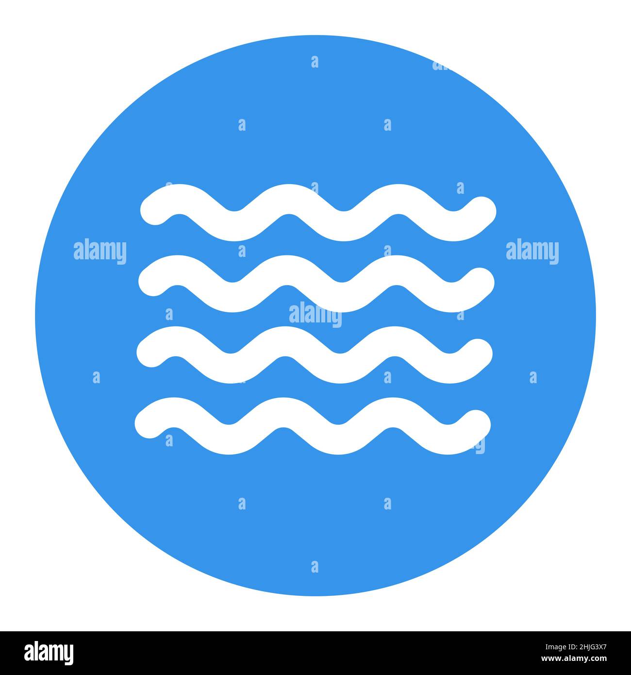 Sea wave vector glyph isolated icon. Nature sign. Graph symbol for ...