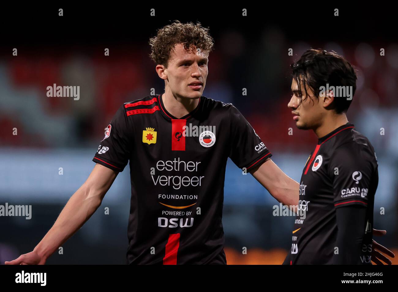 ROTTERDAM, NETHERLANDS - JANUARY 29: Mats Wieffer of Excelsior and ...