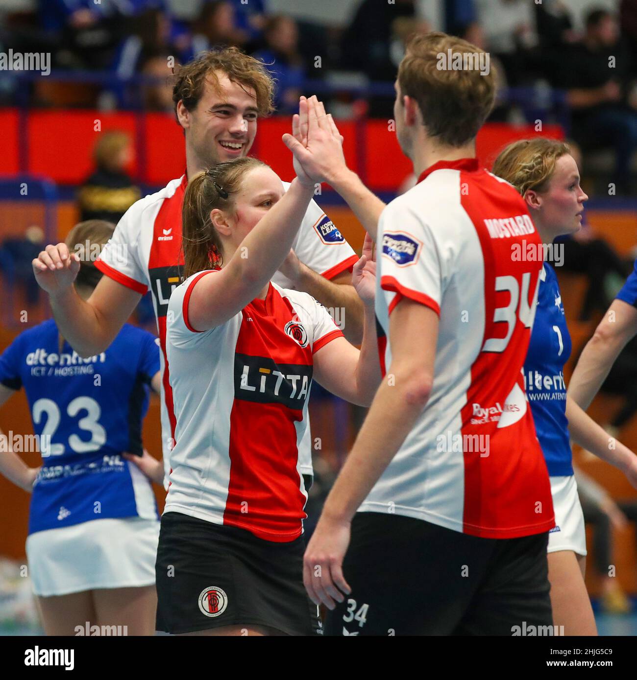 ARNHEM, NETHERLANDS - JANUARY 29: Stan Postma of Top/Litta, Barbara ...