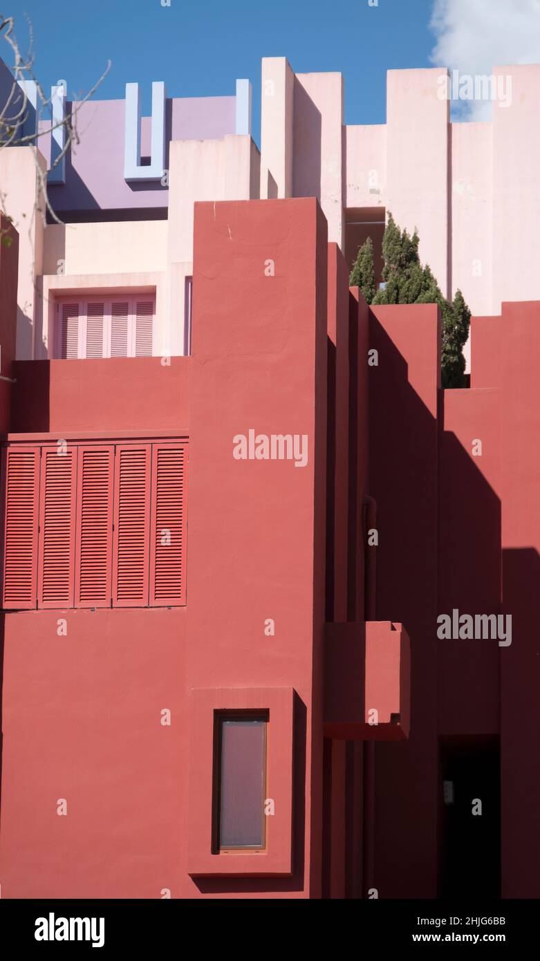 La Muralla Roja,CALPE,Spain Stock Photo - Alamy