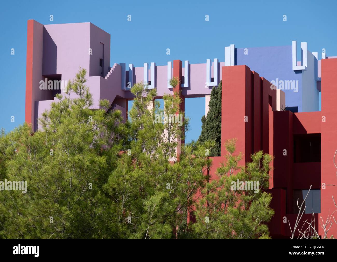 La Muralla Roja,CALPE,Spain Stock Photo - Alamy