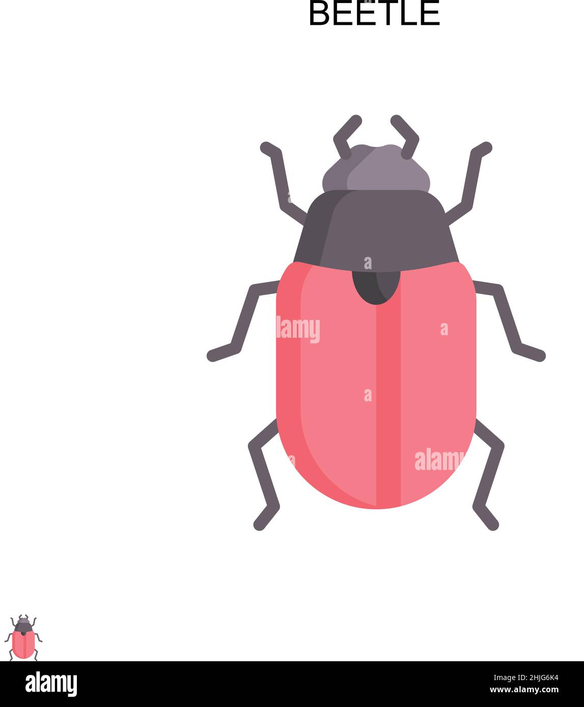 Stag beetle icon hi-res stock photography and images - Alamy