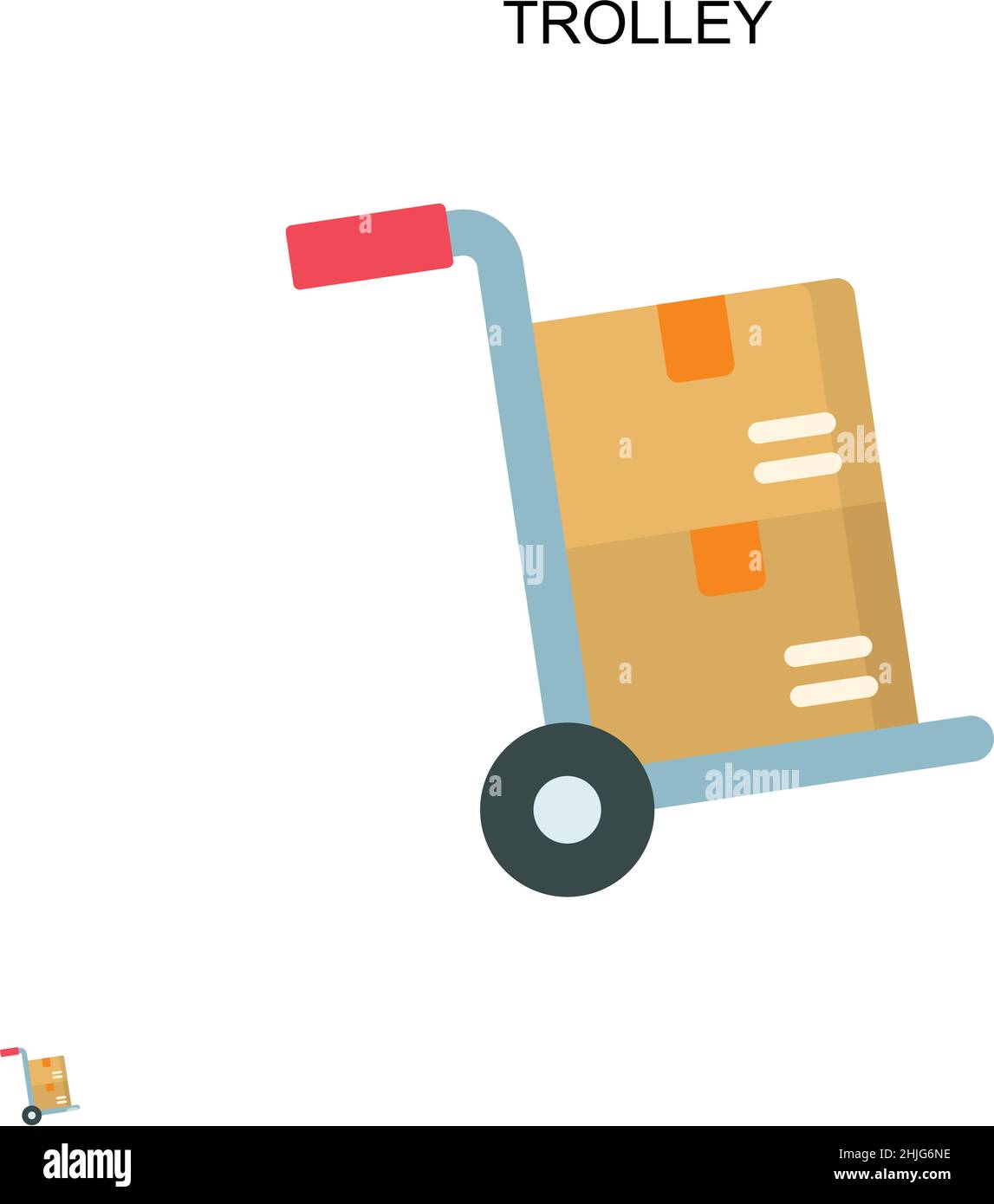 Full food trolley Stock Vector Images - Alamy