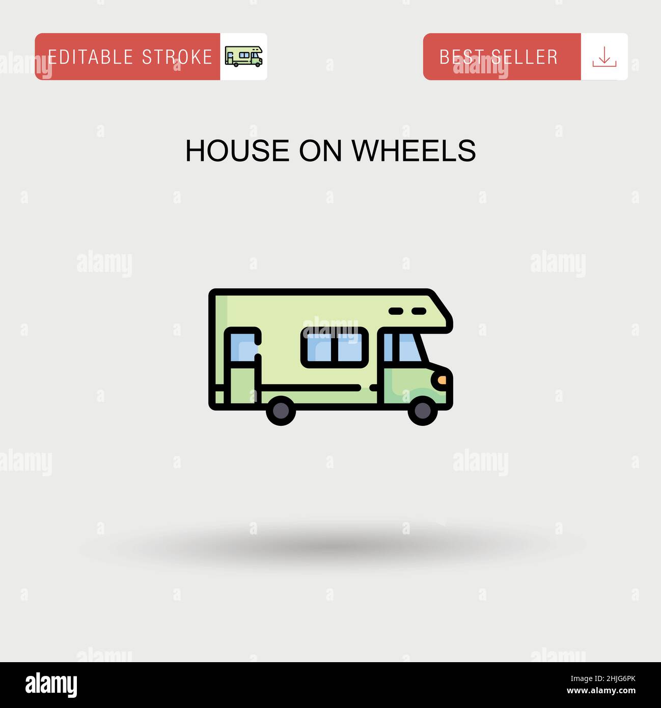 Small house on lake Stock Vector Images - Alamy