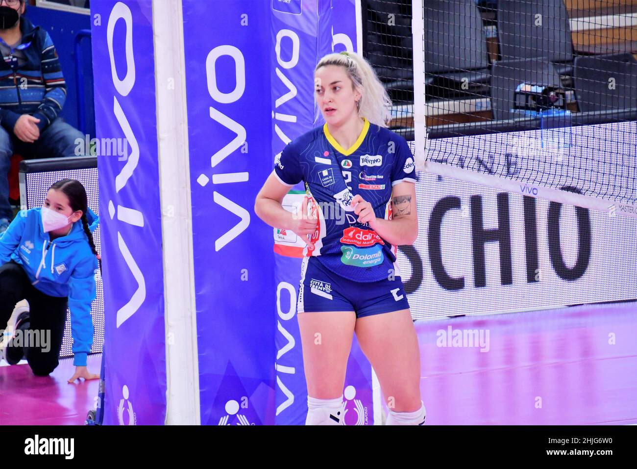Pala Trento, Trento, Italy, January 29, 2022, August Raskie (Delta ...