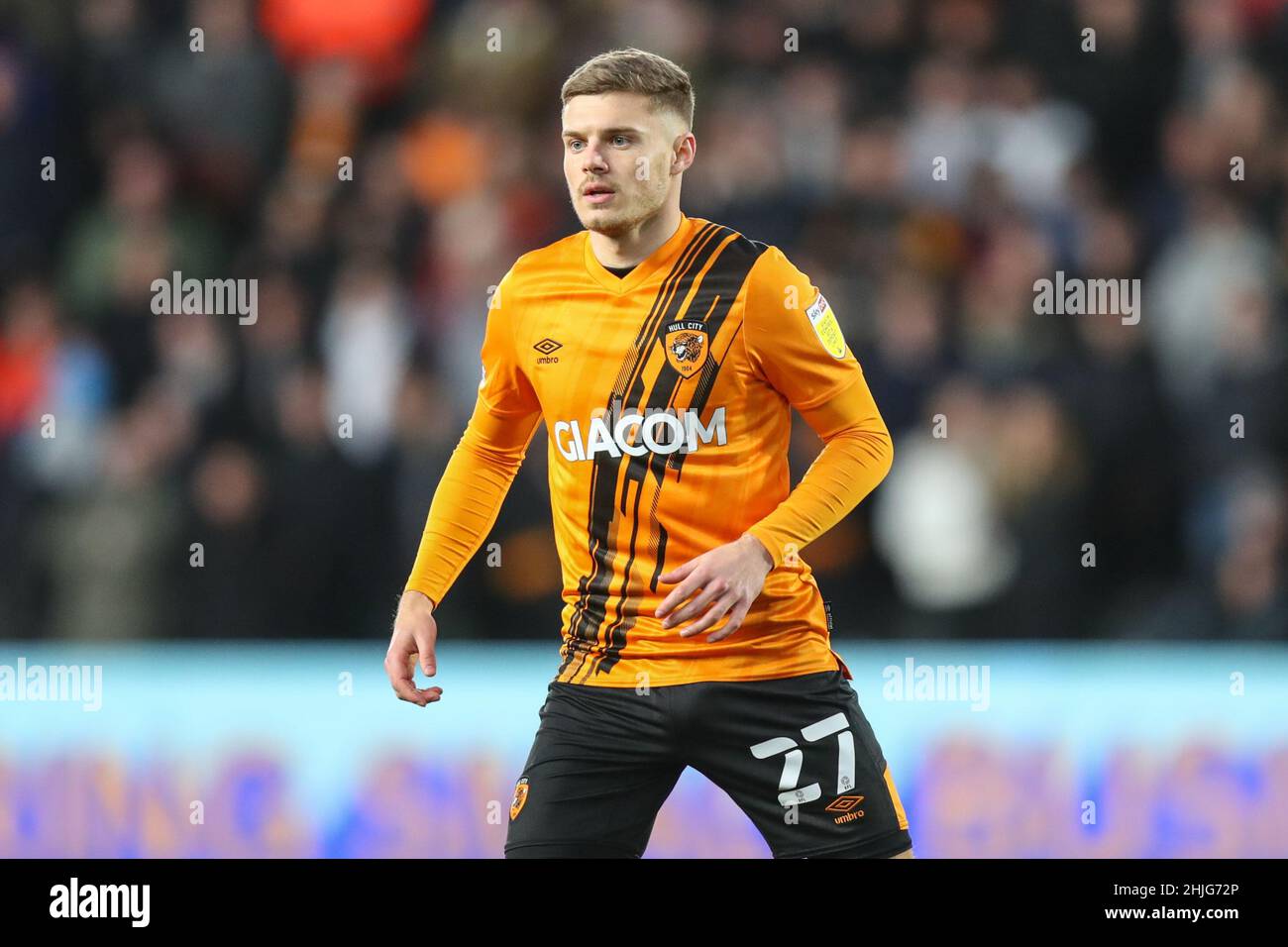 Regan Slater #27 of Hull City during the game Stock Photo - Alamy