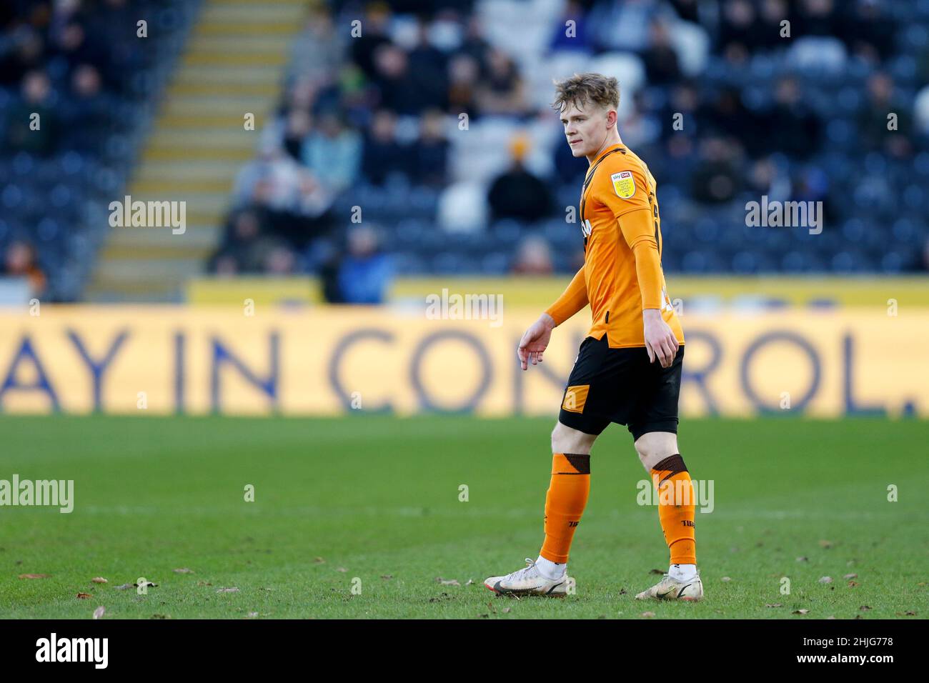 Keane Lewis-Potter #11 of Hull City Stock Photo - Alamy