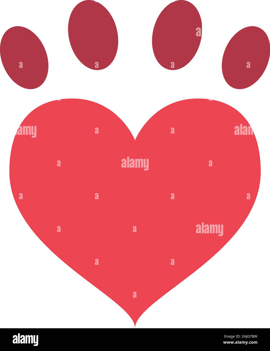 Filled heart icon Cut Out Stock Images & Pictures - Alamy