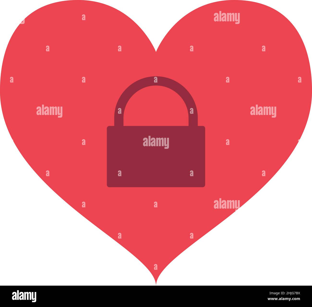 Security icon colored outline Stock Vector Images - Alamy