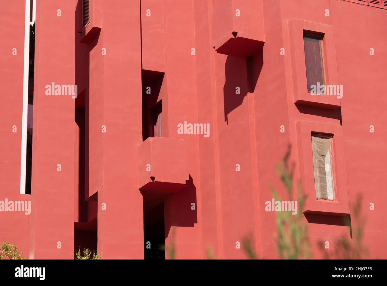 La Muralla Roja,CALPE,Spain Stock Photo - Alamy