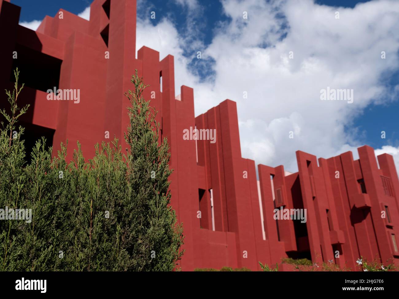La Muralla Roja,CALPE,Spain Stock Photo - Alamy