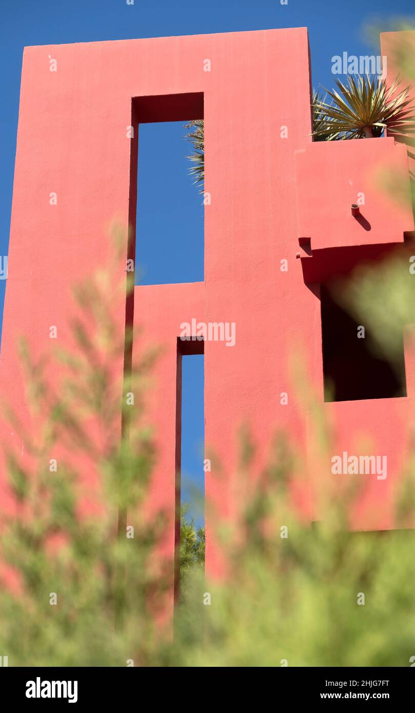 La Muralla Roja,CALPE,Spain Stock Photo - Alamy