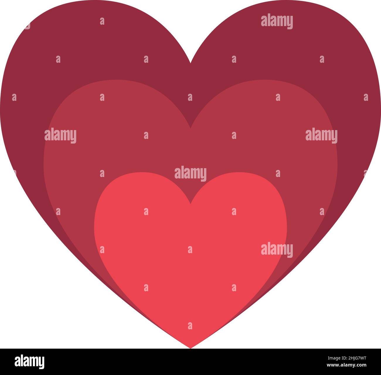 Growing Heart Filled Icon Vector Stock Vector Image & Art - Alamy