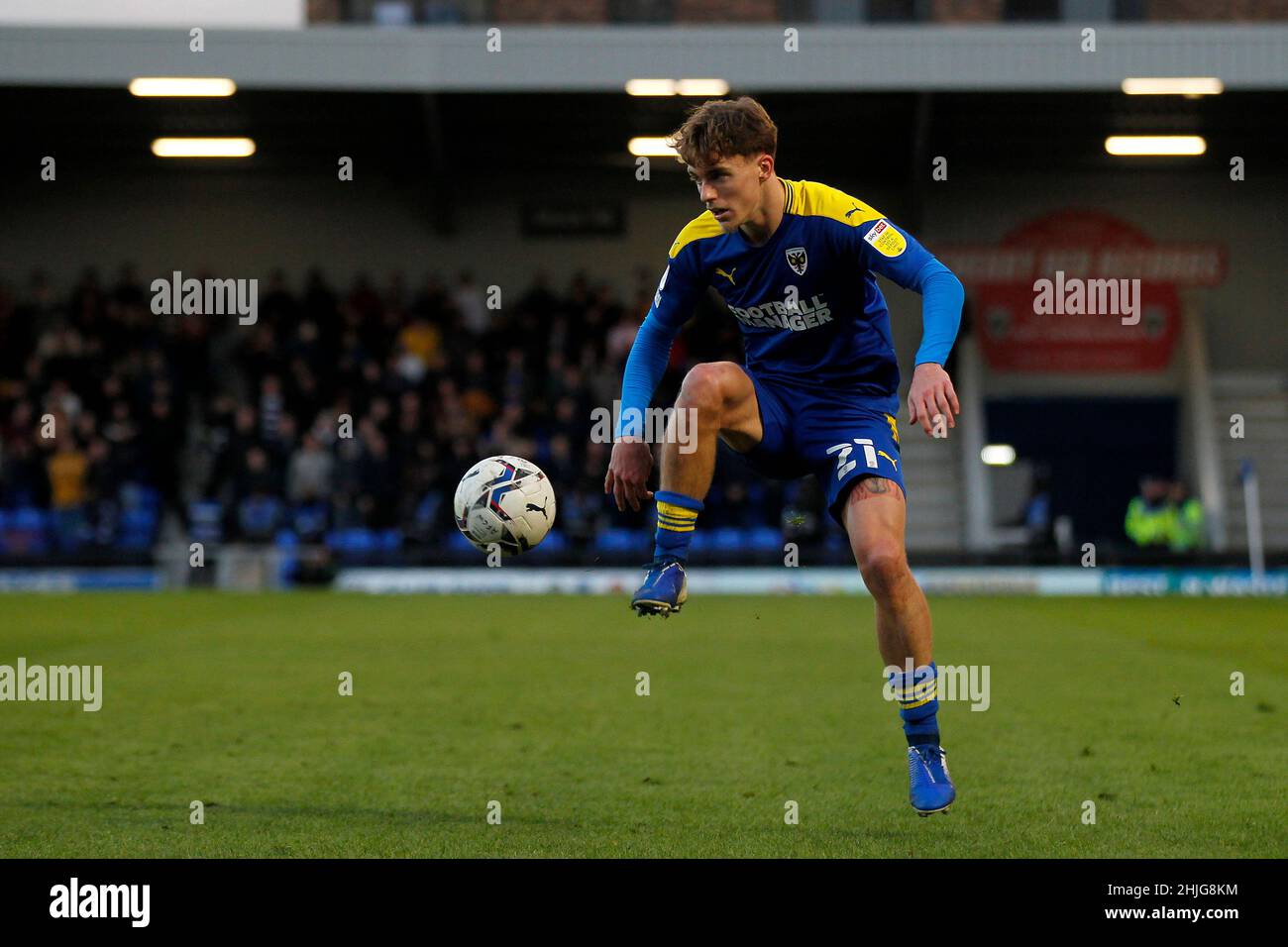 Luke McCormick #21 of AFC Wimbledon in action Stock Photo - Alamy