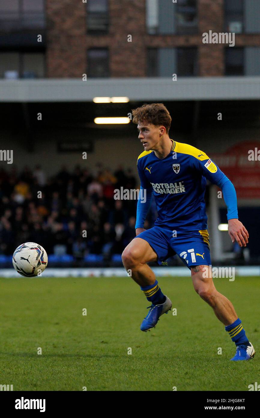 Luke McCormick #21 of AFC Wimbledon Stock Photo - Alamy