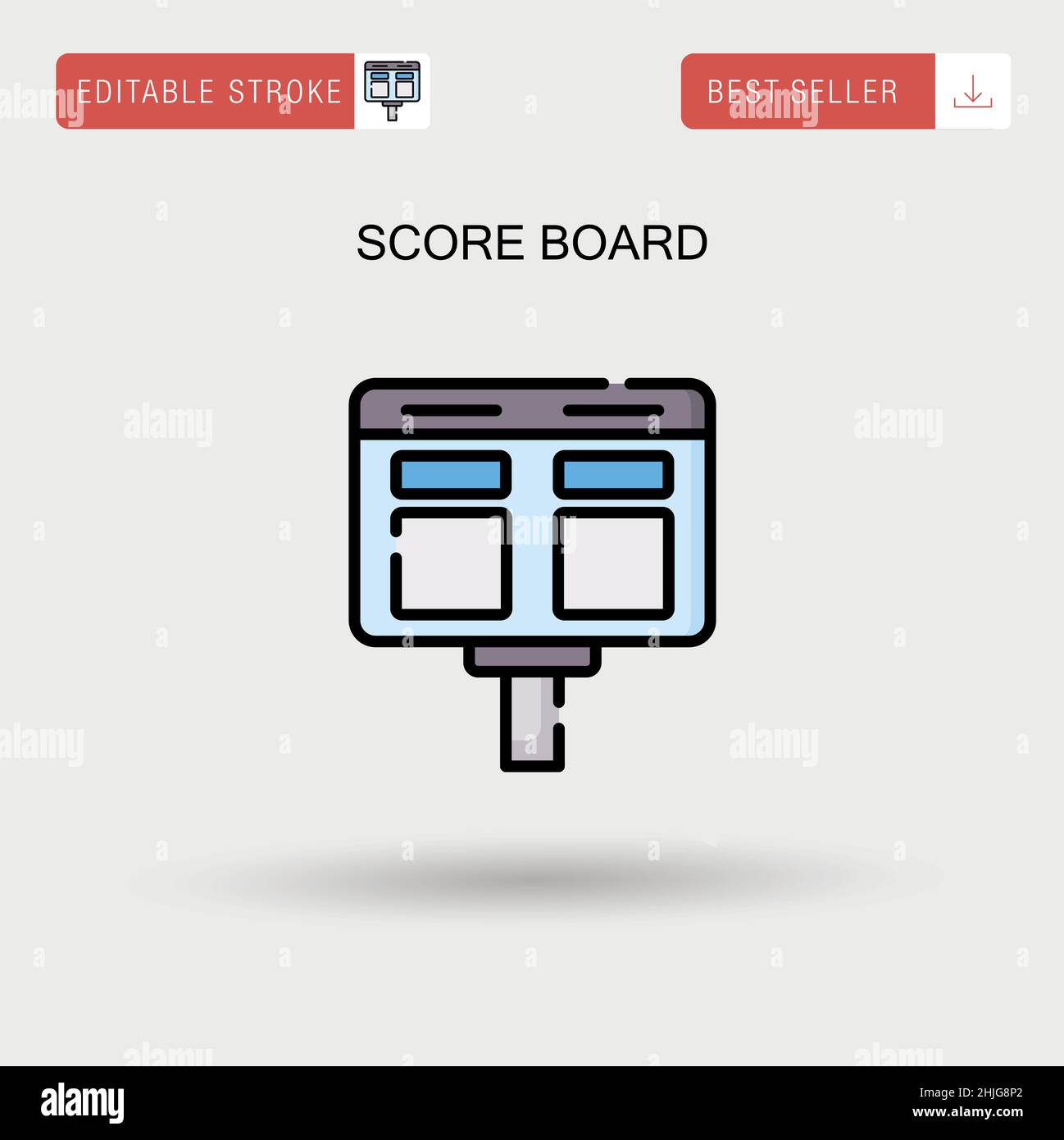 Cricket scoreboard Stock Vector Images - Alamy