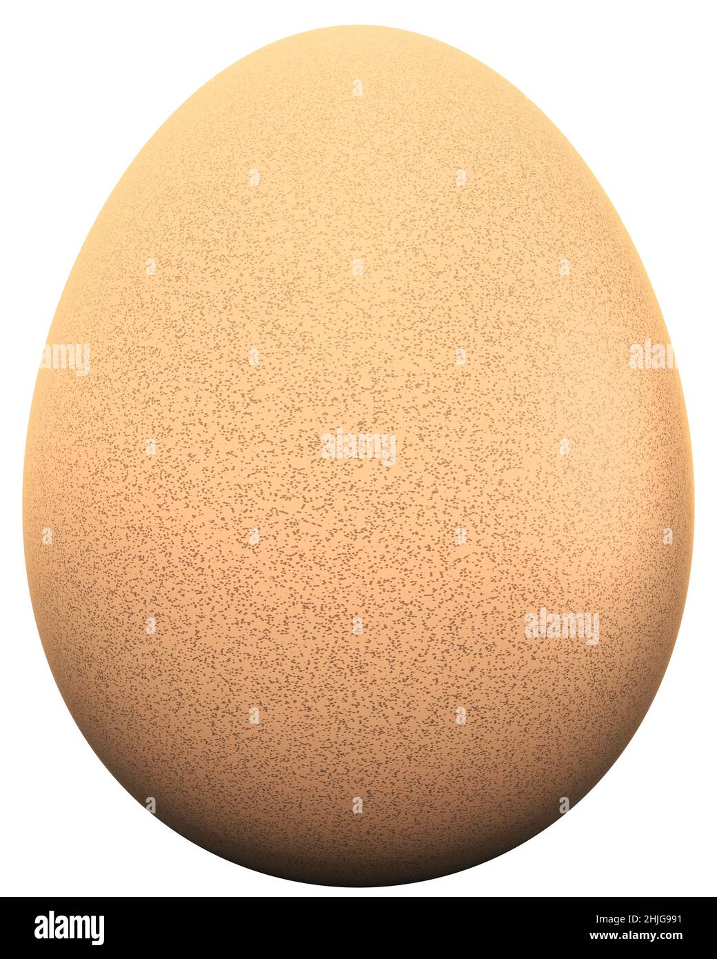 Egg isolated - 3d rendering Stock Photo - Alamy