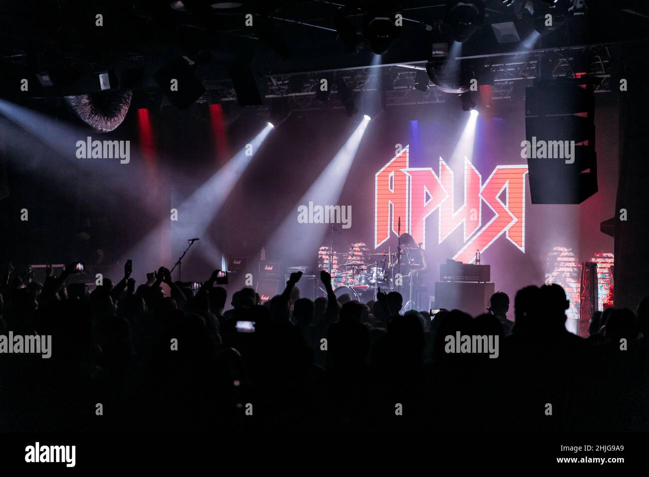 Tel Aviv / Israel - 02 06 2020: Group "ARIA" in concert in Tel Aviv ...