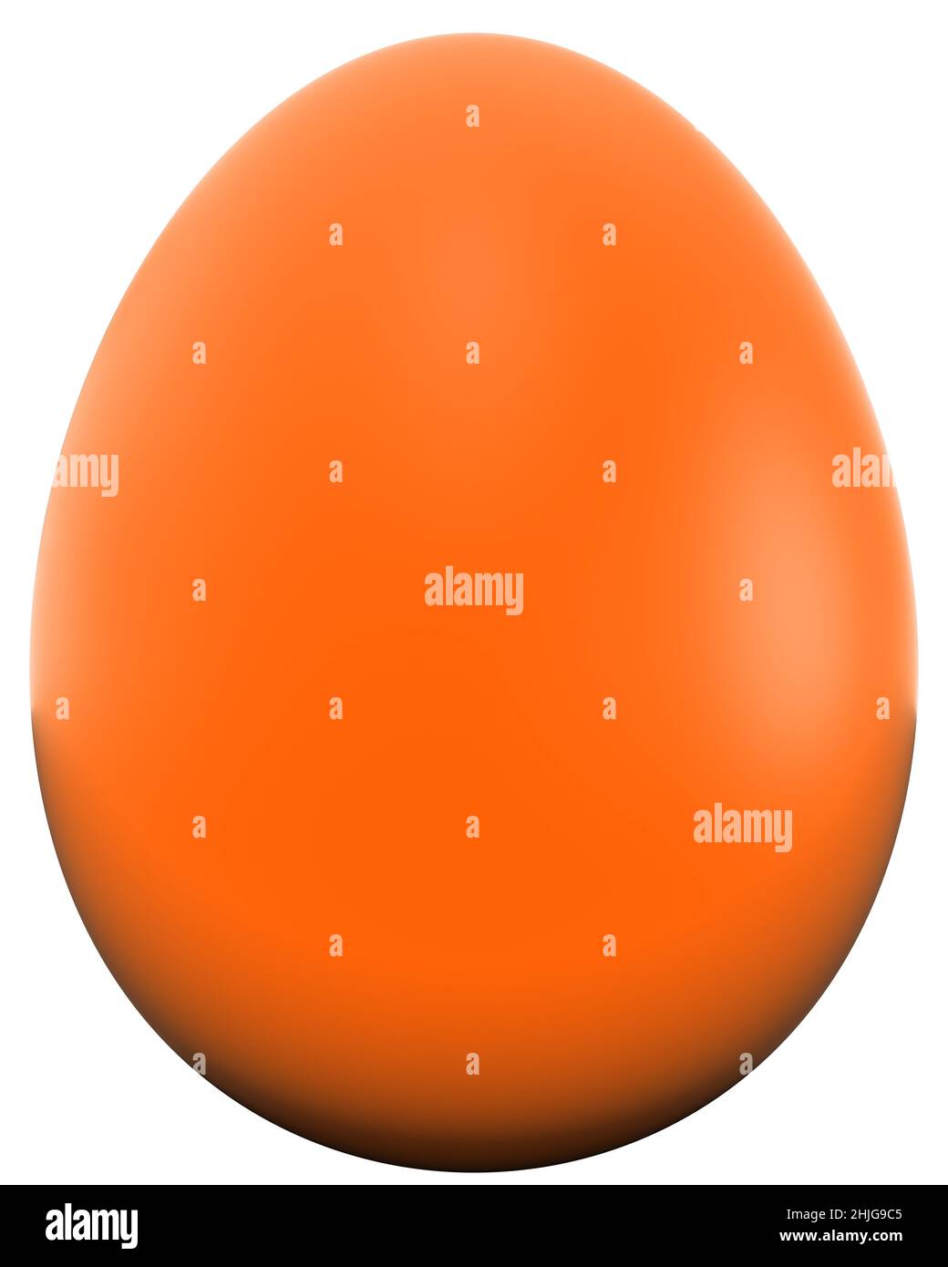 Egg isolated - 3d rendering Stock Photo - Alamy