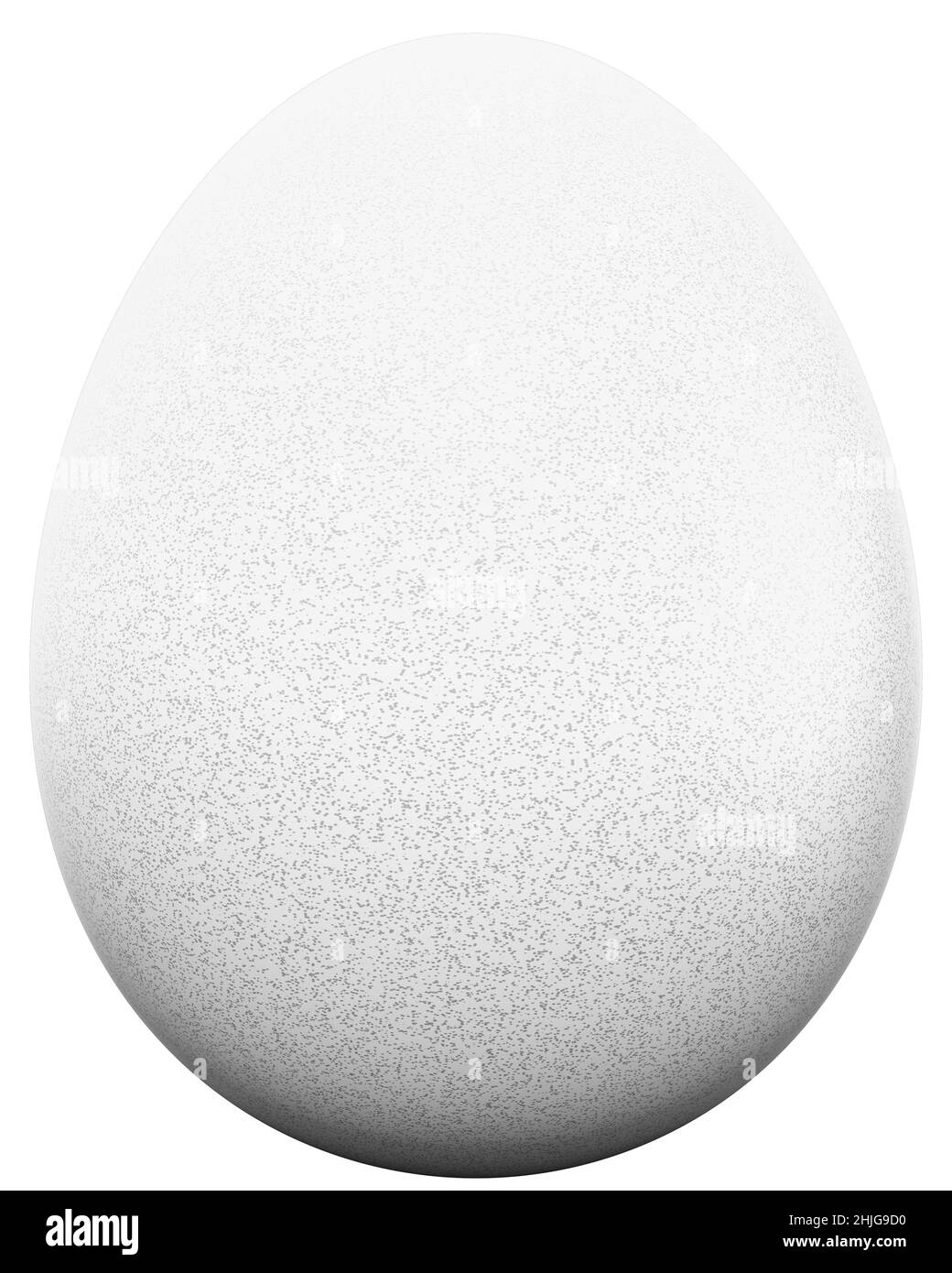 Egg isolated - 3d rendering Stock Photo - Alamy
