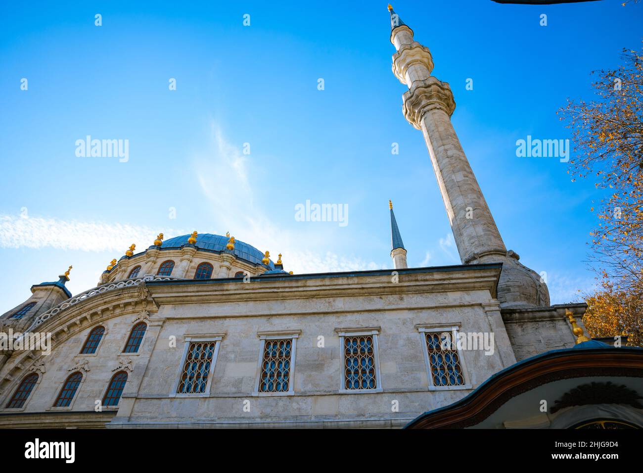 Nusretiye Mosque. Mosques of Istanbul background photo with copy space ...