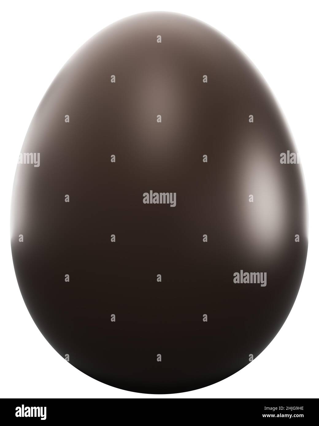 Egg isolated - 3d rendering Stock Photo - Alamy