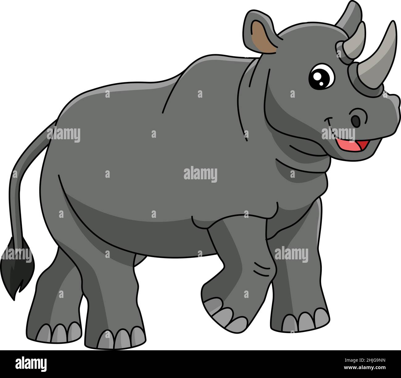 Rhino Clip Art Rhino Cartoon Vector Art, Icons, And Graphics For Free