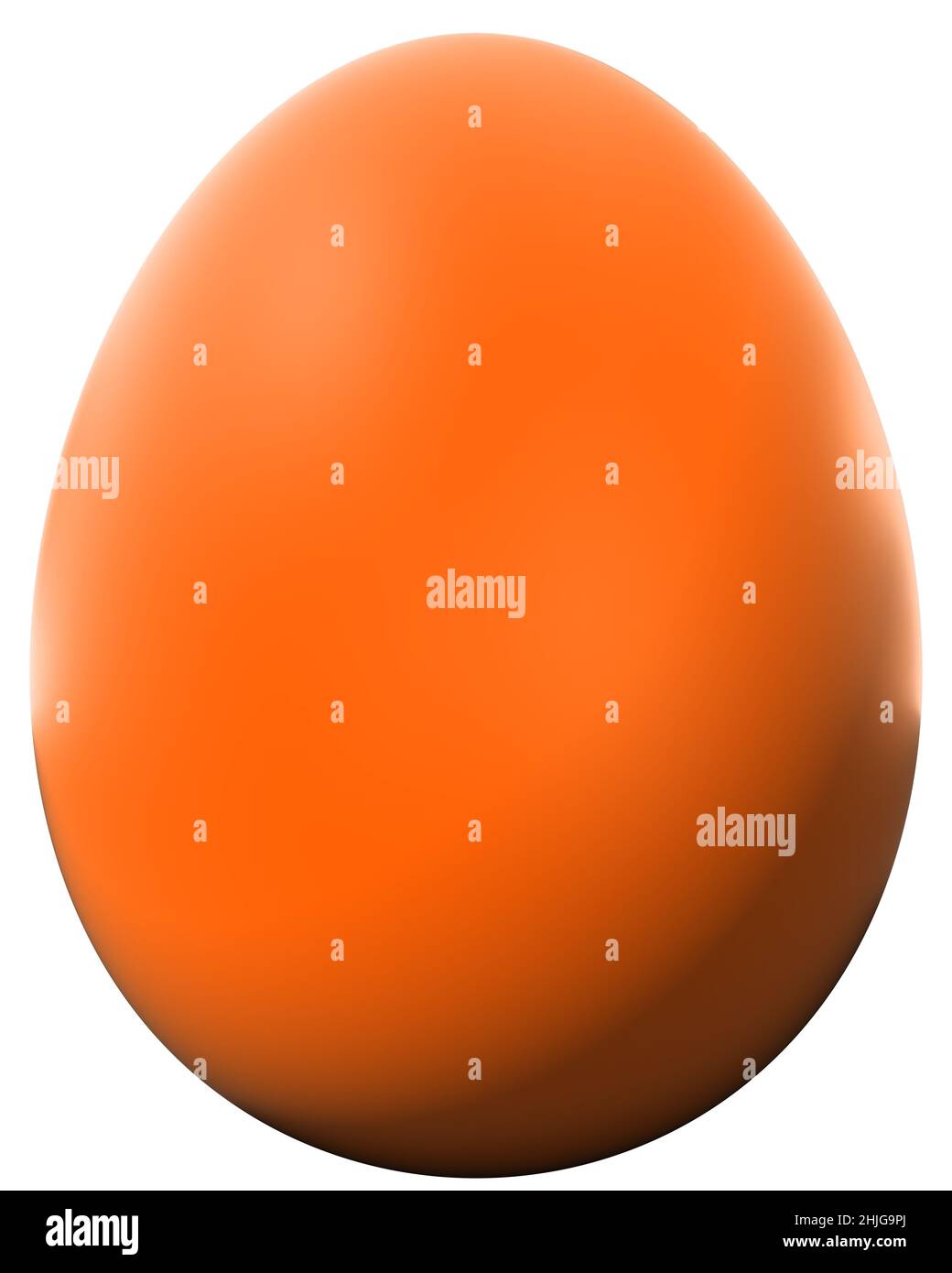 Egg isolated - 3d rendering Stock Photo - Alamy