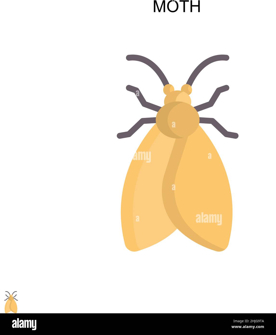 Green moth Stock Vector Images - Alamy