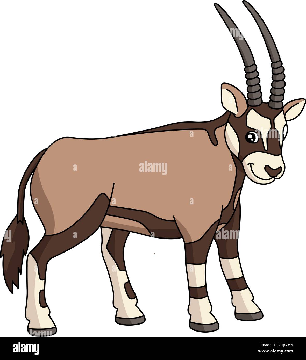 Vector oryx Cut Out Stock Images & Pictures - Alamy