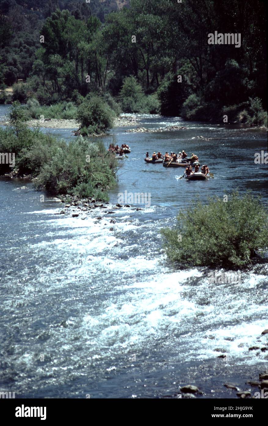Salt River, AZ. U.S.A. 8/1989. ECHO RAFTING Co. Summer rafting the Salt ...