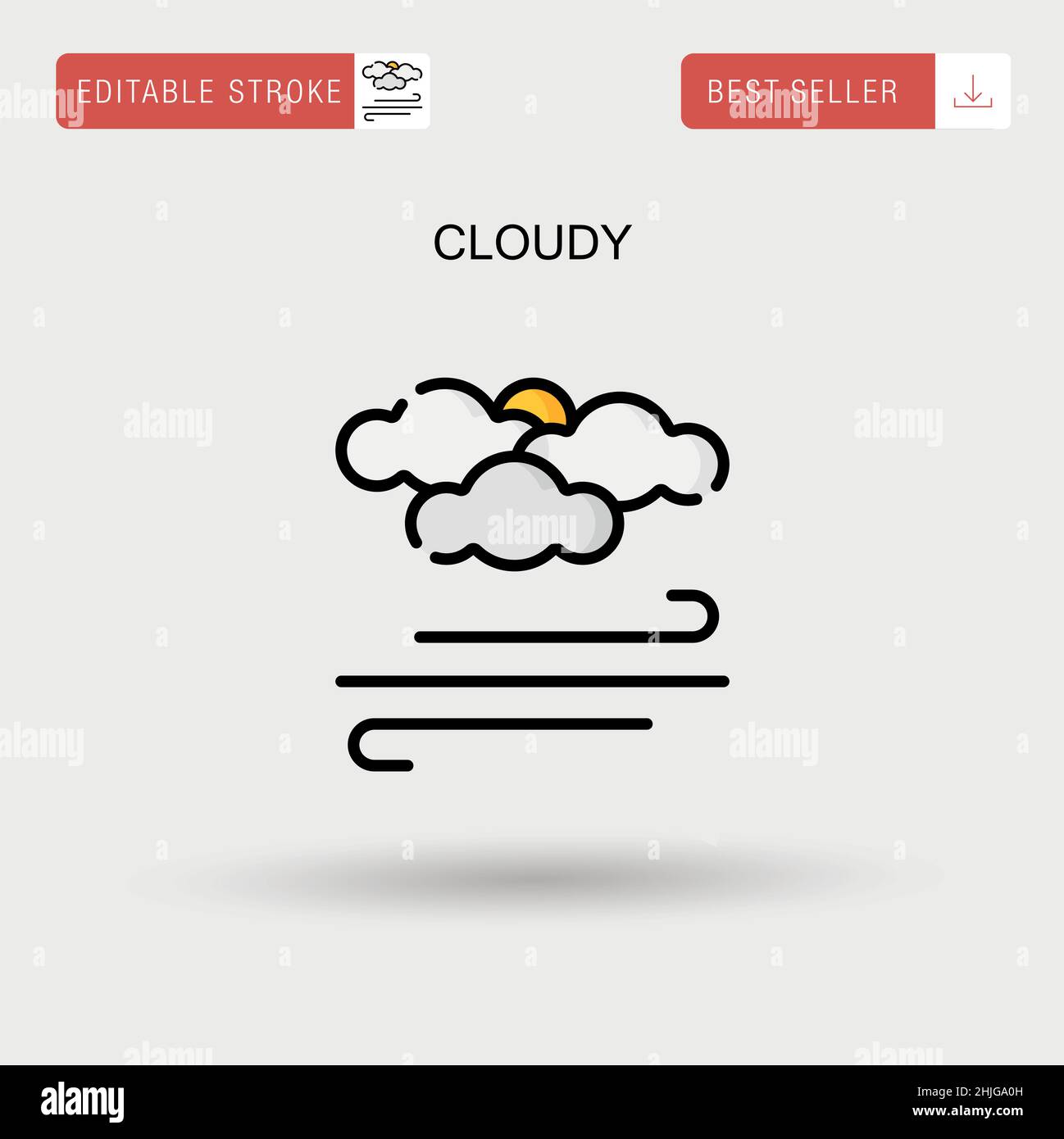 Cloudscape dramatic beautiful stormy Stock Vector Images - Alamy