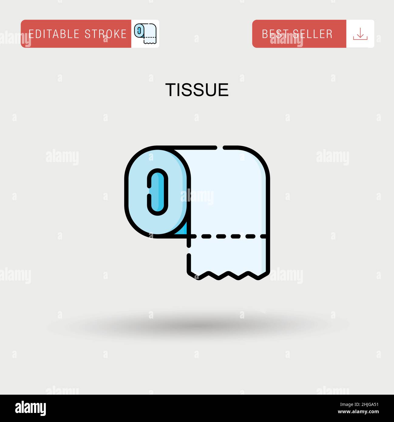 Tissue Simple vector icon Stock Vector Image & Art - Alamy