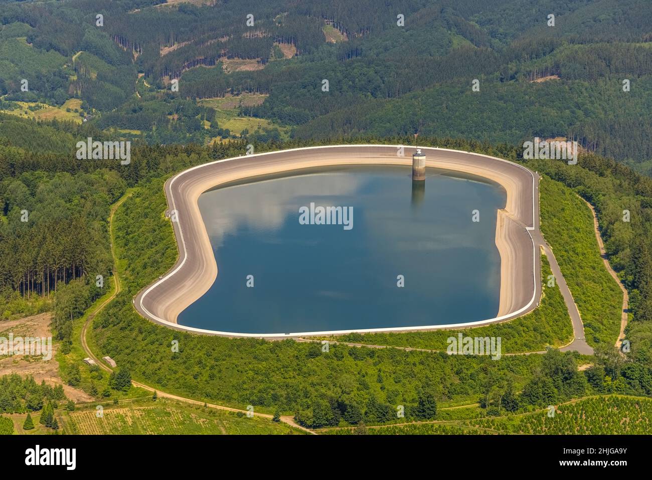 Pumpspeicherwerk luftbild hi-res stock photography and images - Alamy