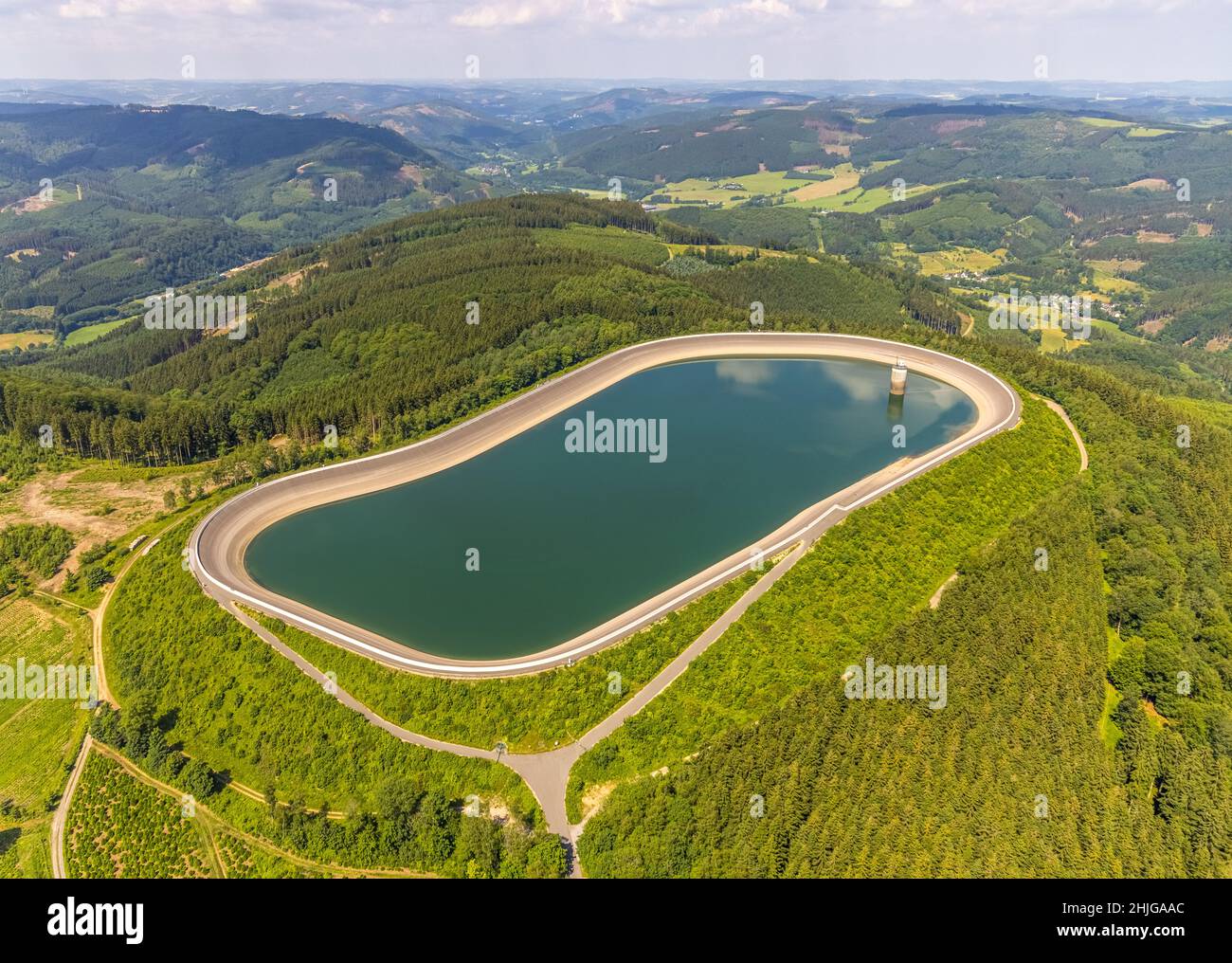 Pumpspeicherwerk luftbild hi-res stock photography and images - Alamy