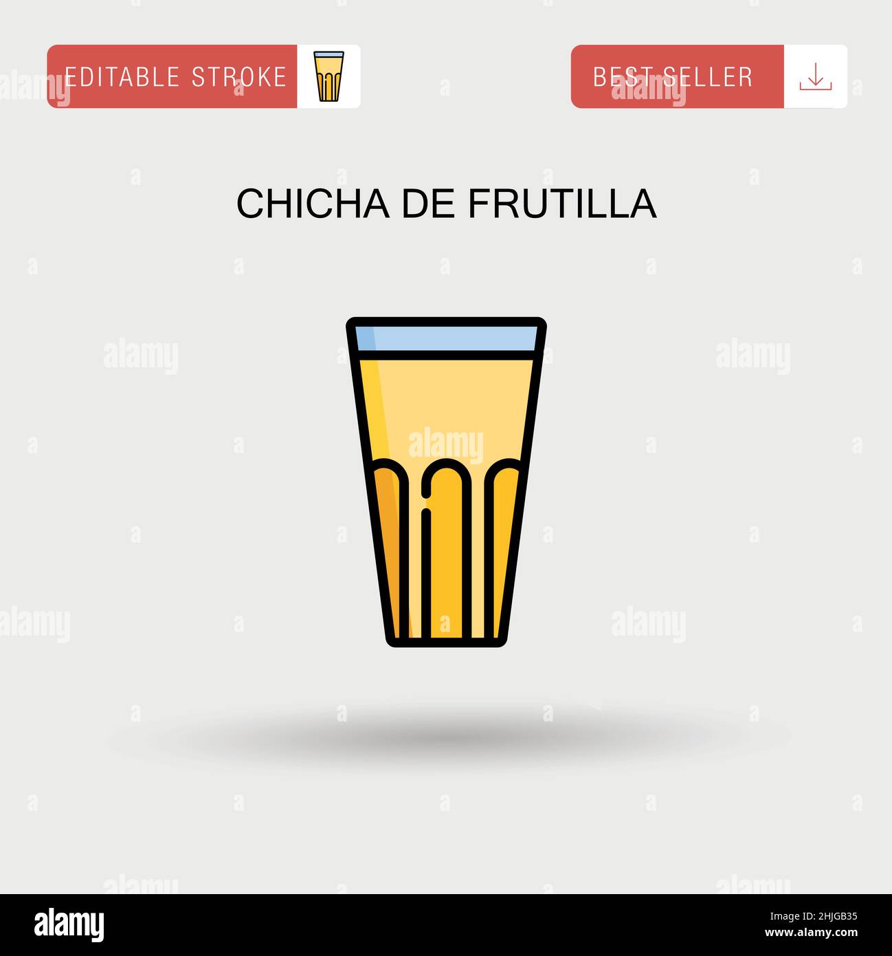 Color fresh smoothie fruit Stock Vector Images - Alamy