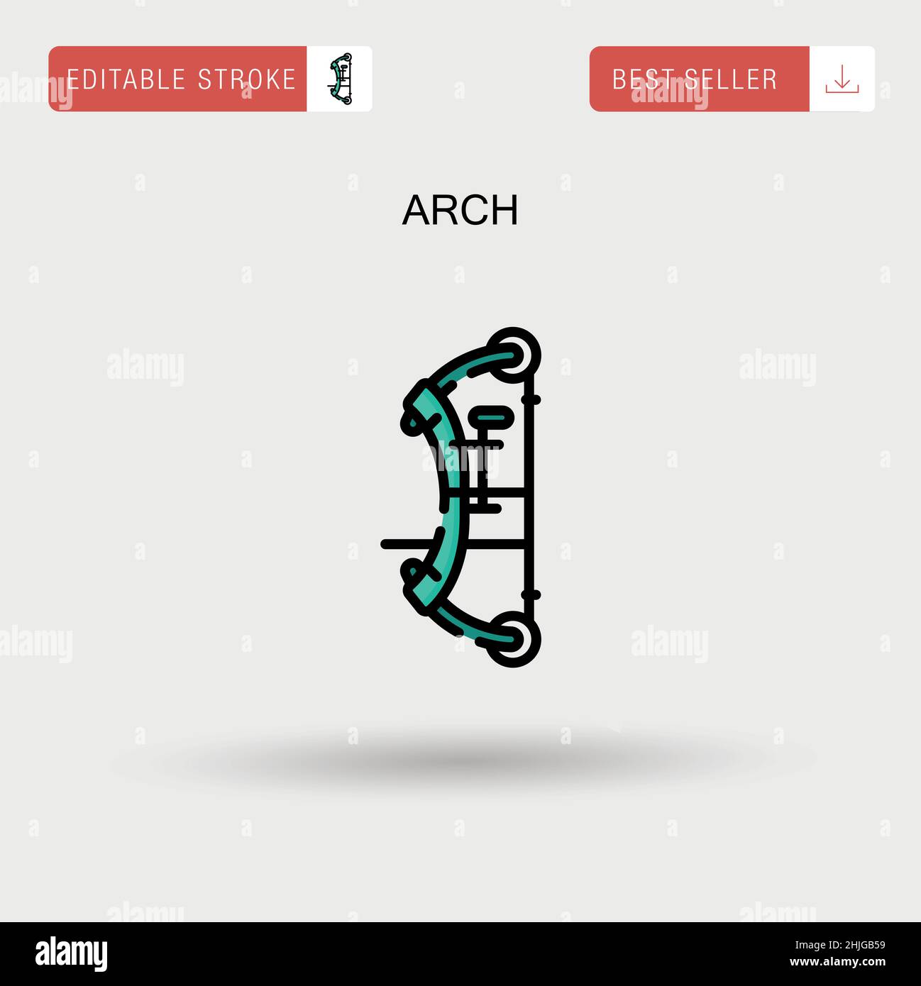 Arch Simple vector icon Stock Vector Image & Art - Alamy