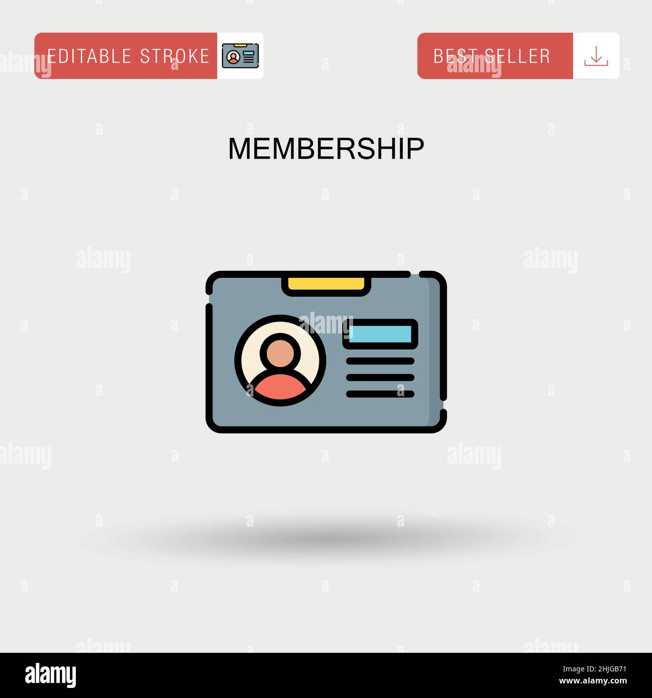 Membership Simple vector icon Stock Vector Image & Art - Alamy