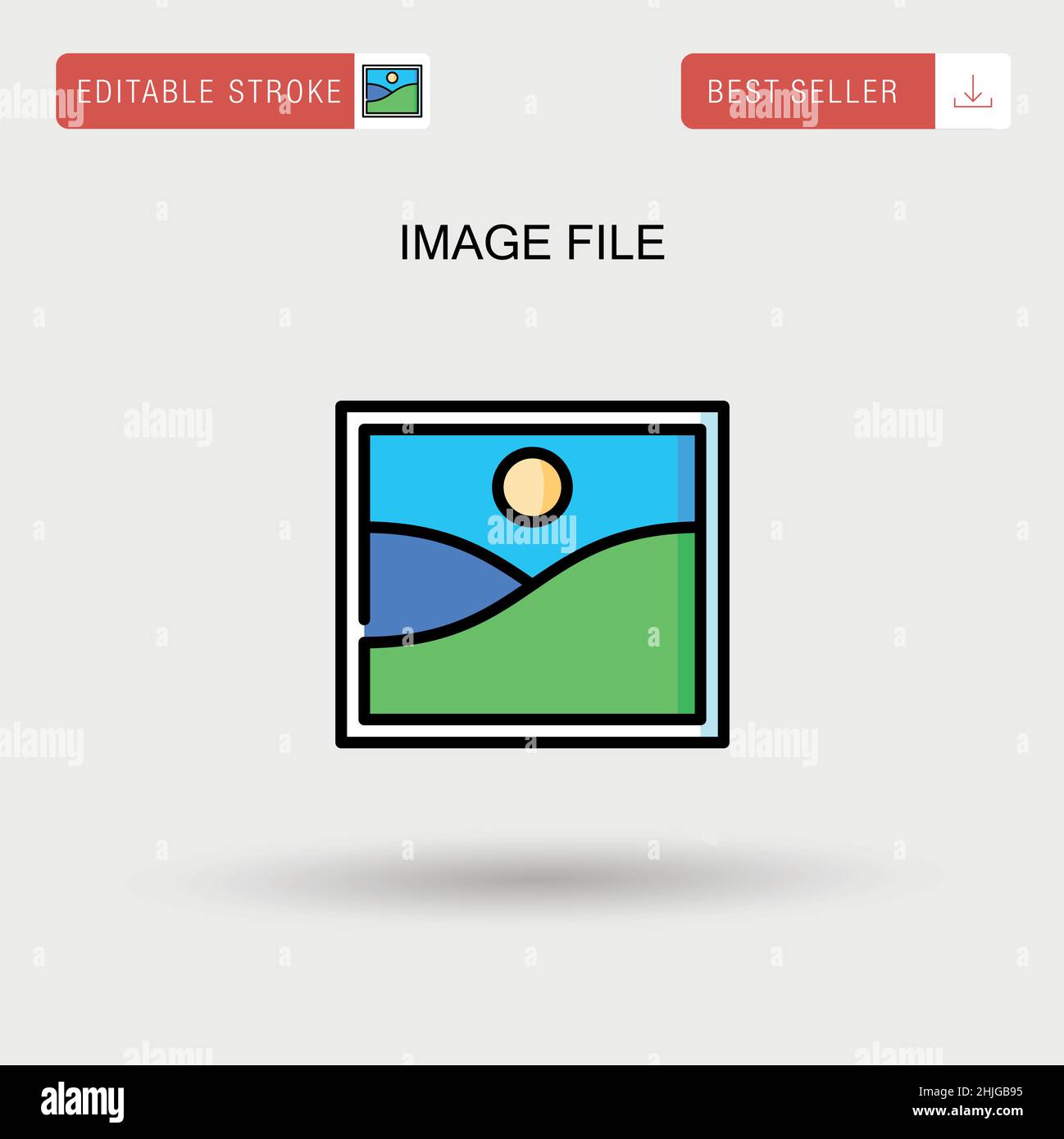 Image file Simple vector icon Stock Vector Image & Art - Alamy