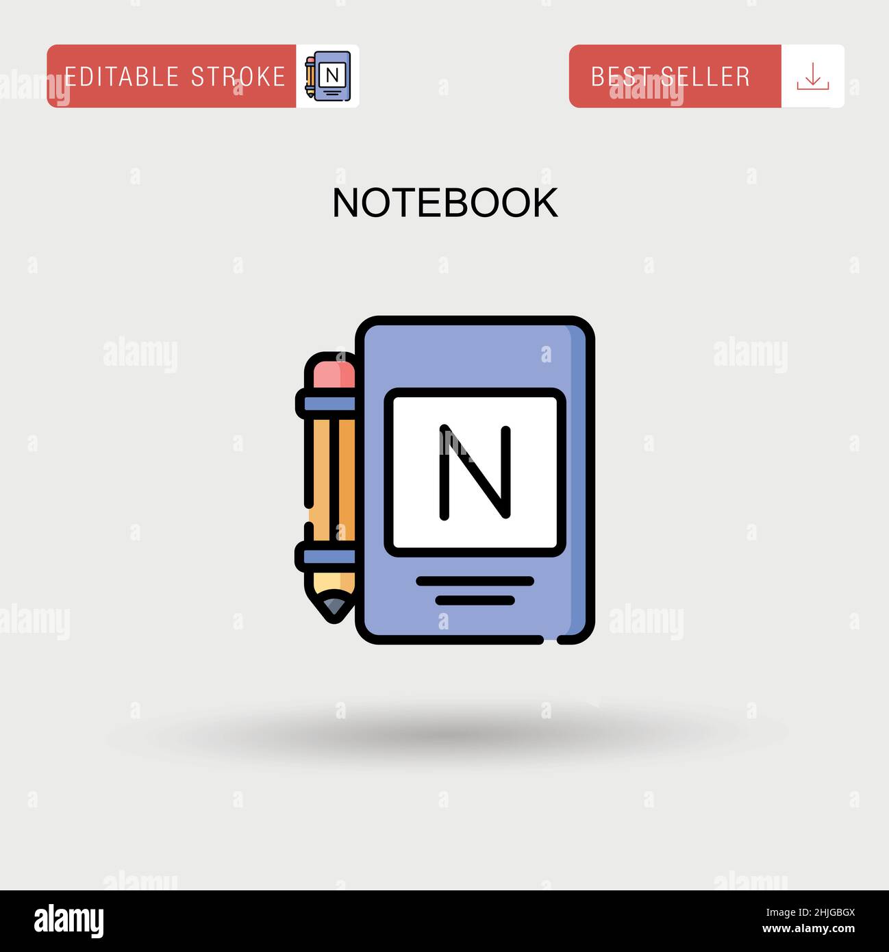Notepad diary Stock Vector Images - Alamy